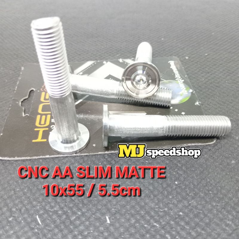 Jual Baut 14 M10 payung model CNC AA SLIM stainless MATTE ORIGINAL HENG THAILAND | Shopee Indonesia