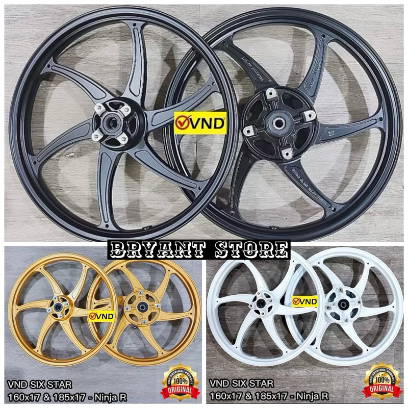 Jual VELG VND RACING SIX STAR 160x17 185x17 NINJA R NINJA SS NINJAR ...