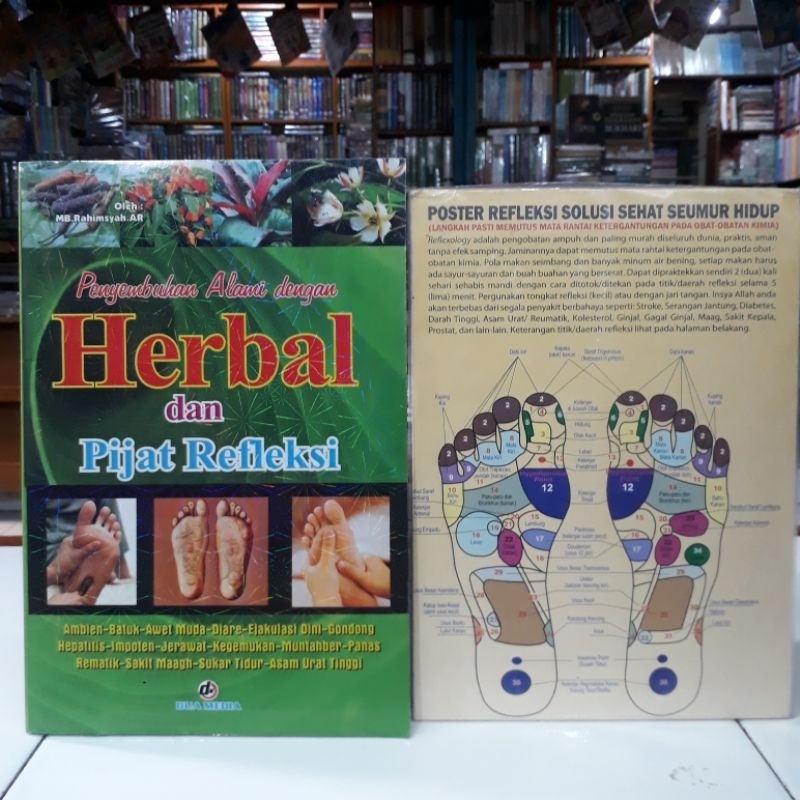Jual Paket Buku Dan Poster Pijat Refleksi | Shopee Indonesia