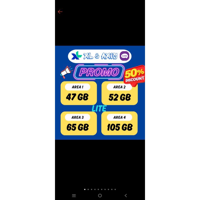 Jual Paket Akrab XL axis Jumbo lite | Shopee Indonesia