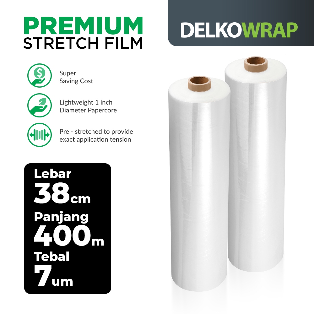 Jual Plastik Wraping Stretch Film Plastic Wrapping 50cm x 150m ...