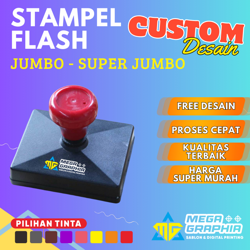 Jual STEMPEL FLASH OTOMATIS STEMPEL LEGALISIR JUMBO DAN SUPER JUMBO MURAH | Shopee Indonesia
