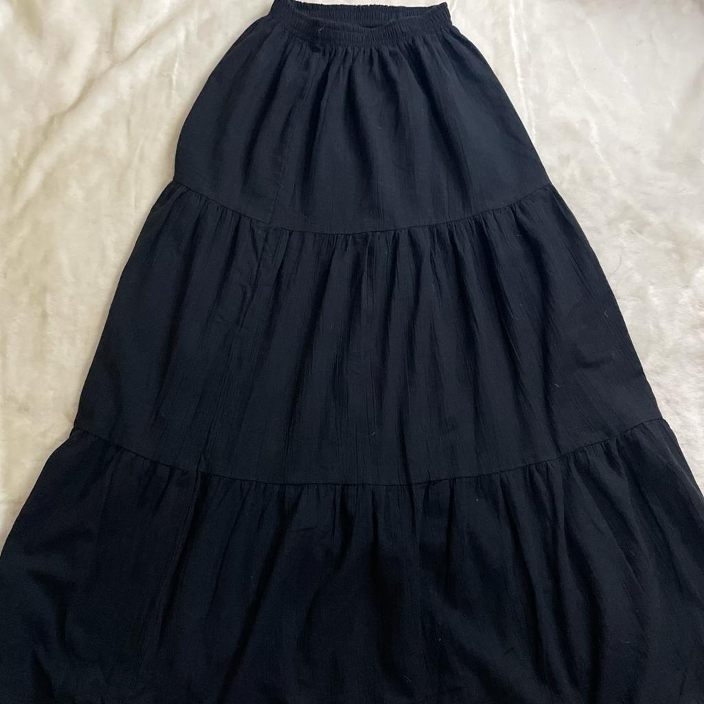 Jual aluna Ruffle Skirt - rok panjang wanita/rok korean style/bawahan ...