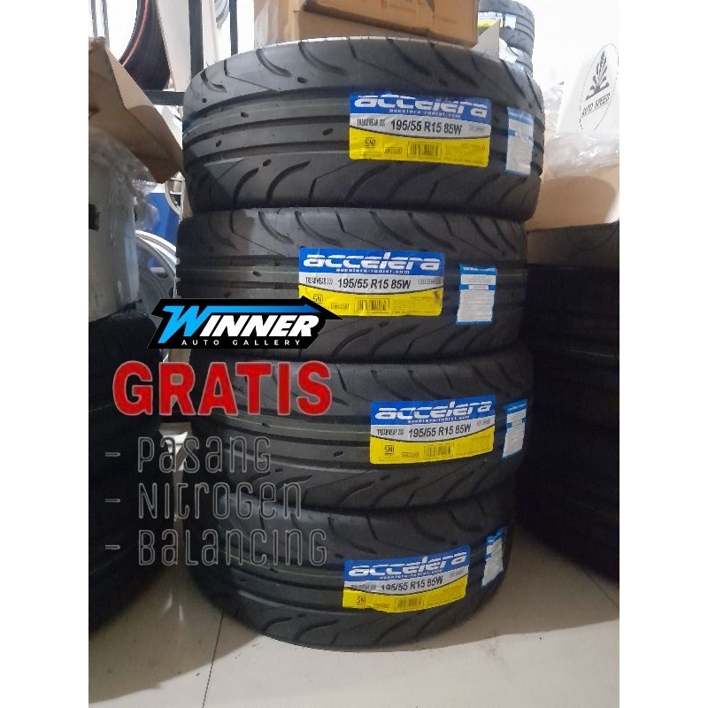 Jual BAN MOBIL SEMI SLICK 195 55 RING 15 ACCELERA RADIAL SPORT | Shopee Indonesia