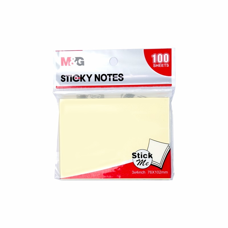 Jual Kertas Memo M&G 3x4 Sticky Notes 100 Sheets YS-141 Original ...