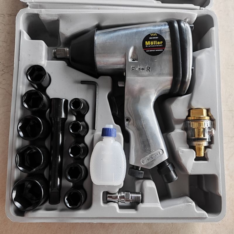 Jual Alat Buka Pembuka Baut Ban Roda Air Impact Wrench Angin Kompresor ...