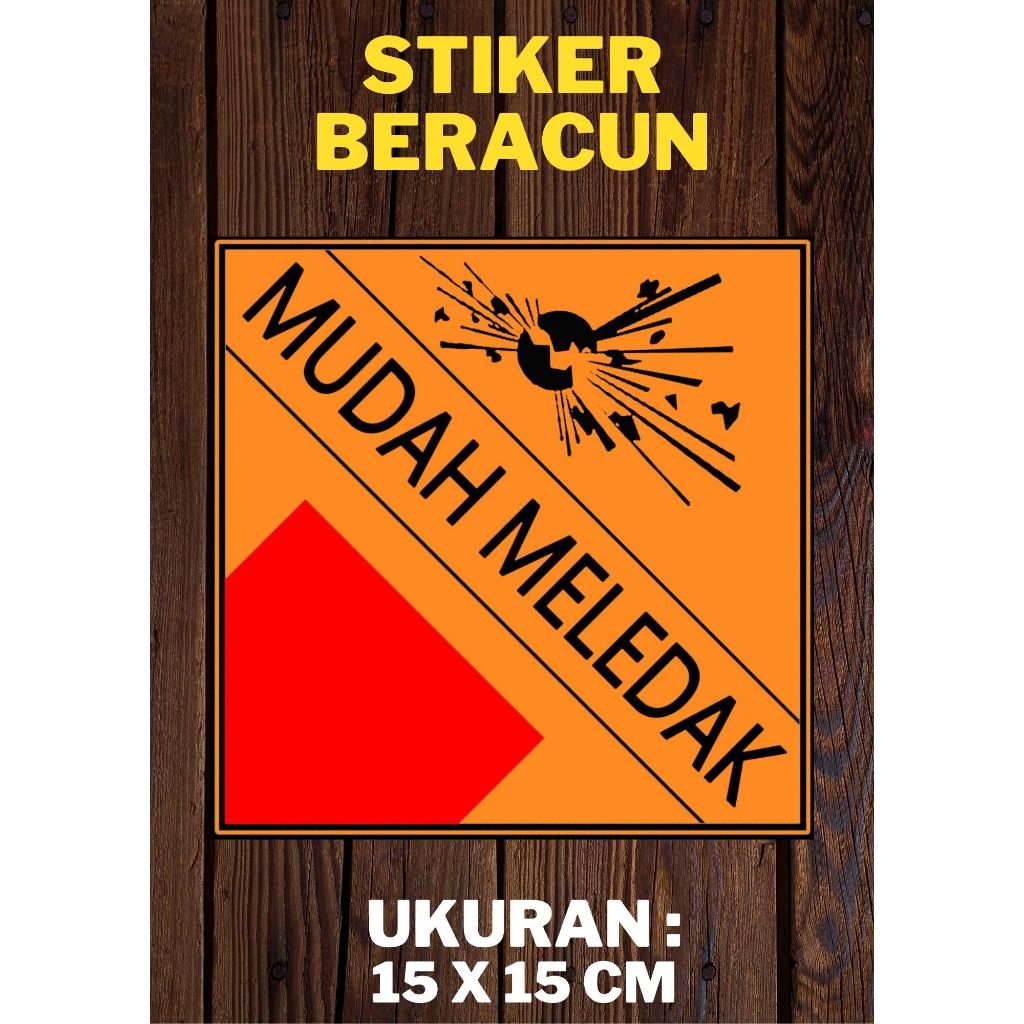 Jual Sticker Tanda Simbol Limbah B3 Stiker Dinding Berbahaya & Beracun ...