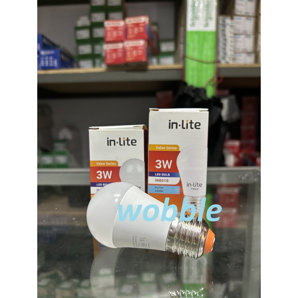 Jual INB010 3W BOHLAM LAMPU LED INLITE VALUE LED BULB BOHLAM LED IN LITE LED BULB VALUE INB010 ...