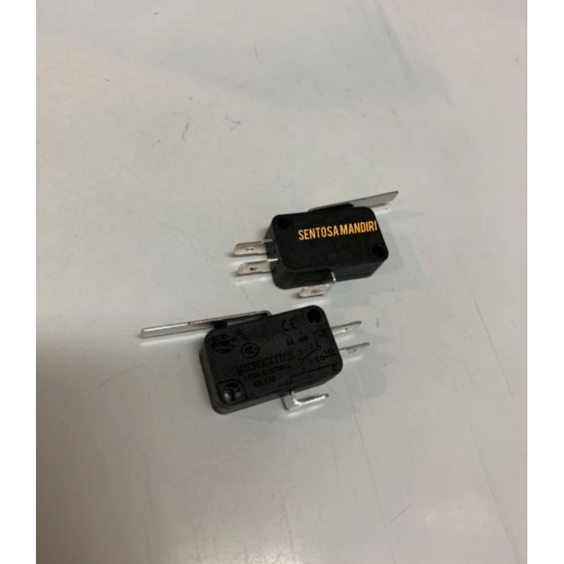 Jual Micro / Limit Switch Hitam + Plat Panjang tanpa Roda ( 7-1 ...