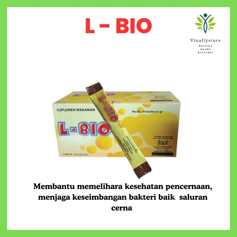 Jual L - BIO Sachet @1g - Membantu melancarkan sistem pencernaan ...
