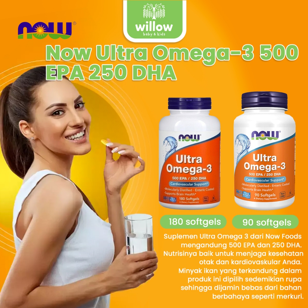 Jual Multivitamin - Now Ultra Omega-3 500 EPA 250 DHA | Shopee Indonesia