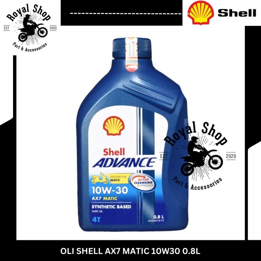 Jual Shell Advance AX7 AX 7 10W-30 0.8 LITER | Shopee Indonesia
