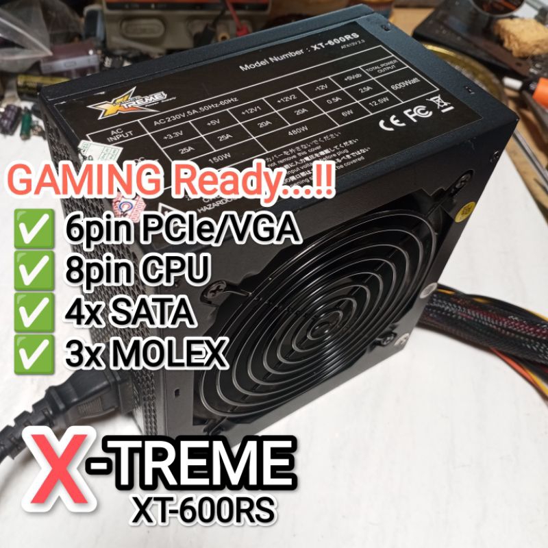 Jual Power supply berat 600W 550w 500w 400w 450w 330w Enlight xtreme ...