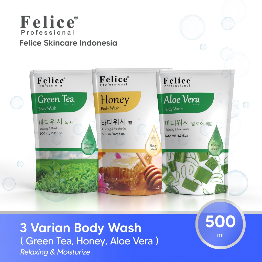 Jual Felice Skincare Body Wash 500 ml | Shopee Indonesia