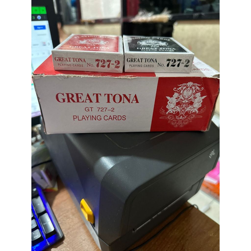 Jual Kartu Remi Playing Cards Great Tona Plastic Coated | yanna866 ...
