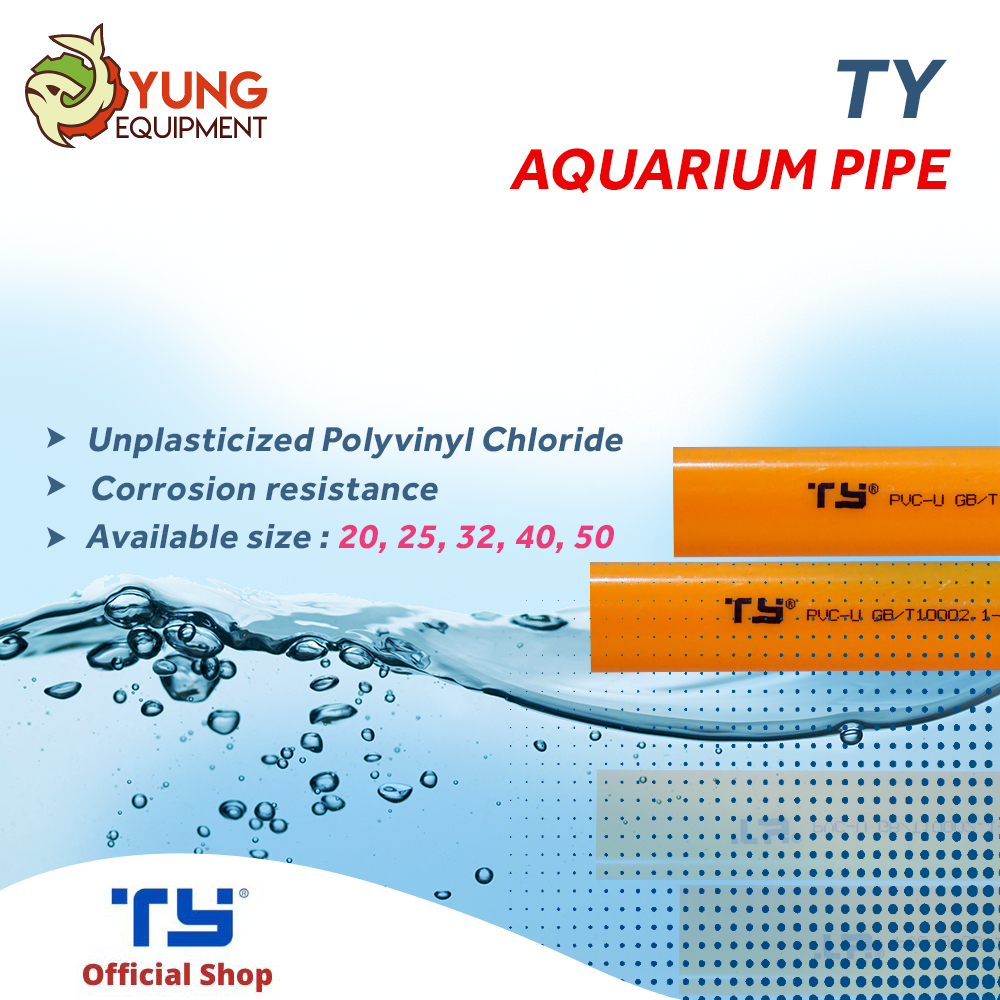 Jual TY Aquarium Pipe pipa U – PVC by 3 Pawns Pipa Aquarium | Shopee Indonesia