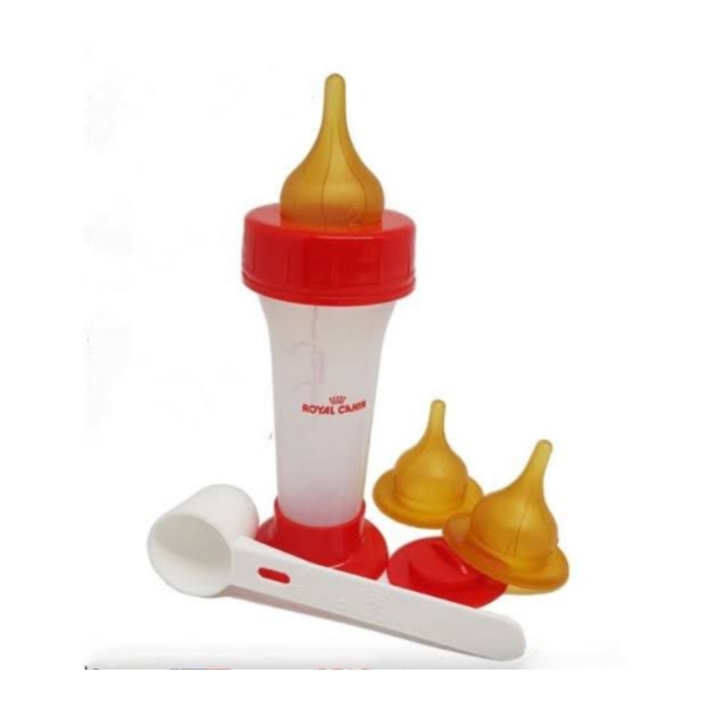 Jual ROYAL CANIN Dot KUCING / Botol Susu Set untuk Anak Bayi Kucing ...