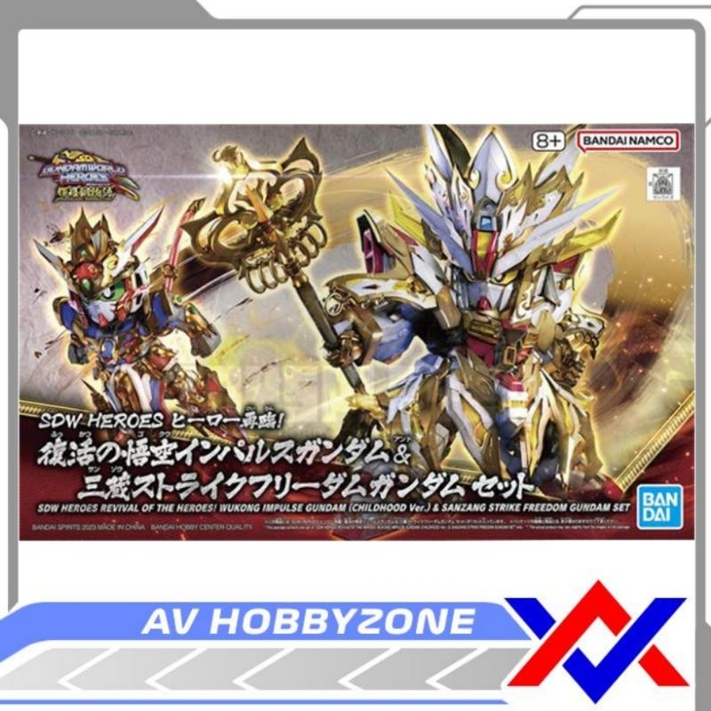 Jual SDW Heroes Revival Of The Heroes Wukong Impulse Gundam Childhood Ver & Sanzang Strike ...