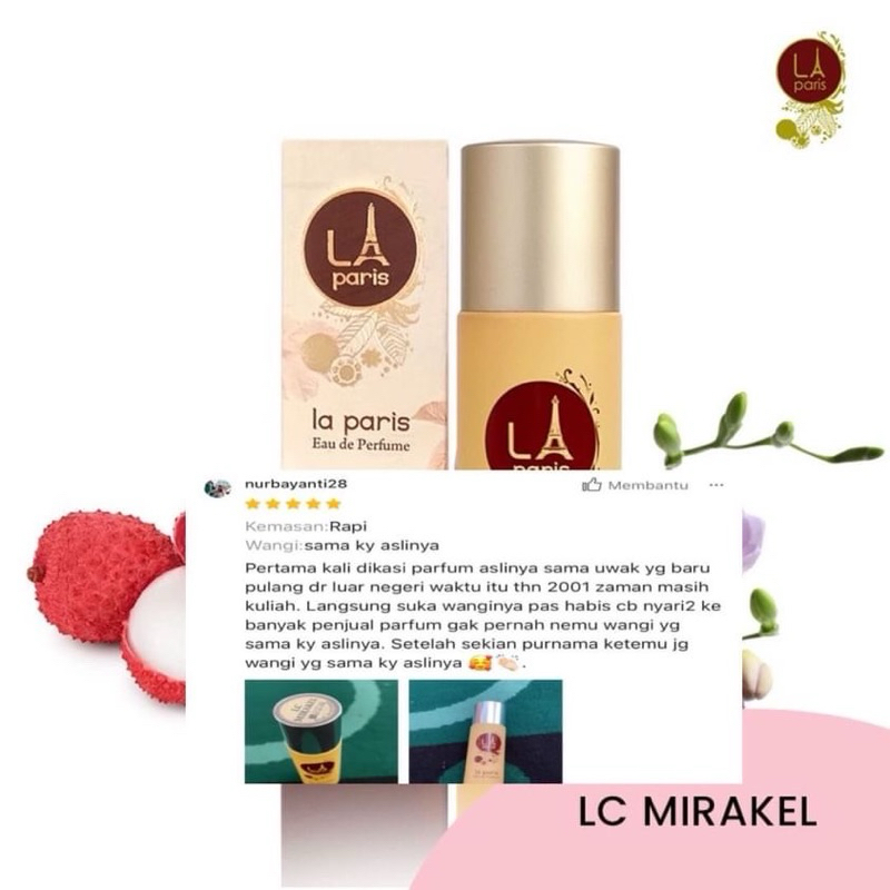 Jual LA PARIS PARFUM LC MIRAKEL | Shopee Indonesia