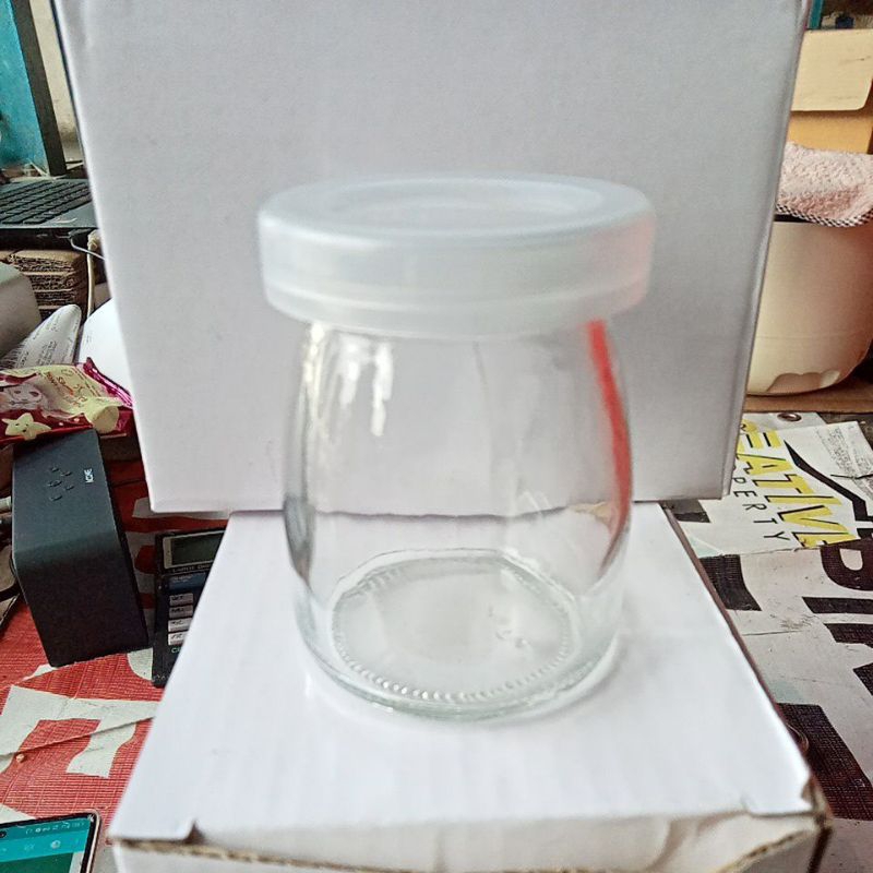 Jual HS PACKAGING - Jar pudding 100ml/150ml/200ml tutup plastik ...