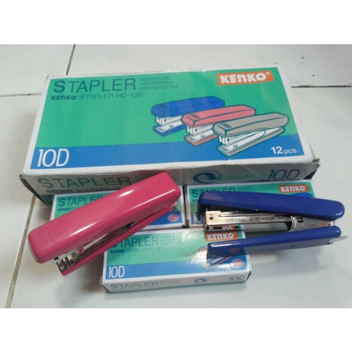 Jual Stapler / Hekter HD-10D kenko (1 pak / 12 pcs) | Shopee Indonesia