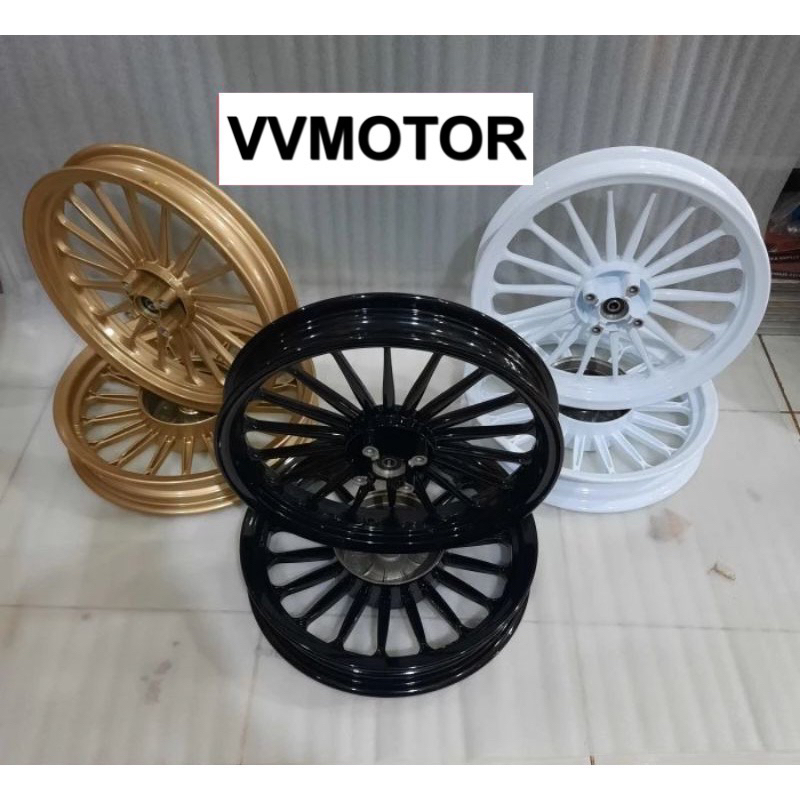 Jual VELG RACING VARIO 110/BEAT/SCOOPY VROSSI VENOM GALAXY 2 PALANG 18 1SET UK 185/215-14 PNP ...