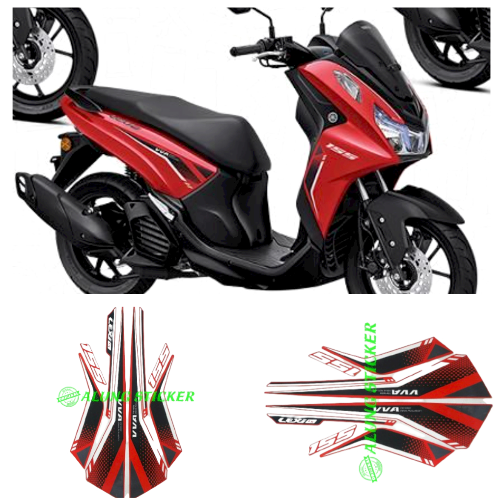 Jual STIKER STRIPING LIS LES BODY MOTOR YAMAHA LEXI TAHUN 2024 WARNA ...