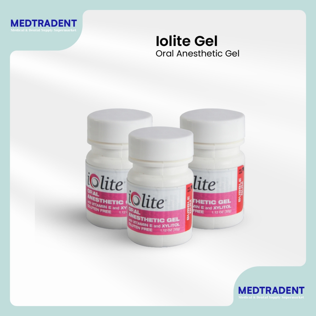Jual Medtradent - Lolite Benzocaine Anesthetic Gel Dental Strawberry ...