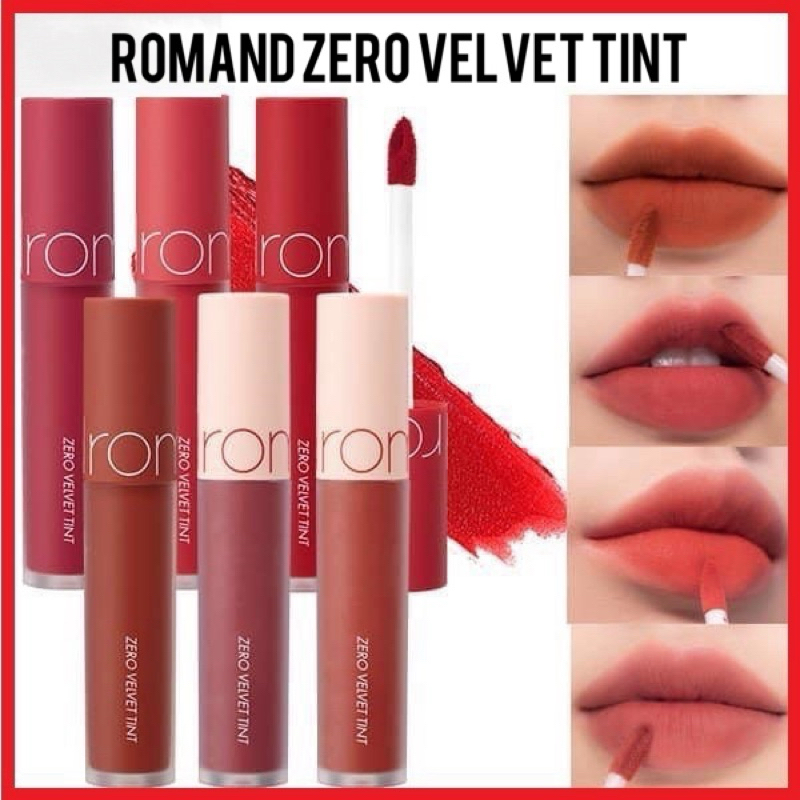 Jual Romand Zero Velvet Tint | Shopee Indonesia