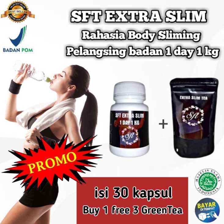 Jual S F T EXSTRA SLIM isi 30 CAPSUL BUY 1 GET 3 TEA Obat Suplemen ...