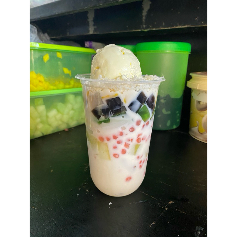 Jual Es Teler Ice Cream Medium 18oz / Es teler Nangka / Es teler Creamy ...