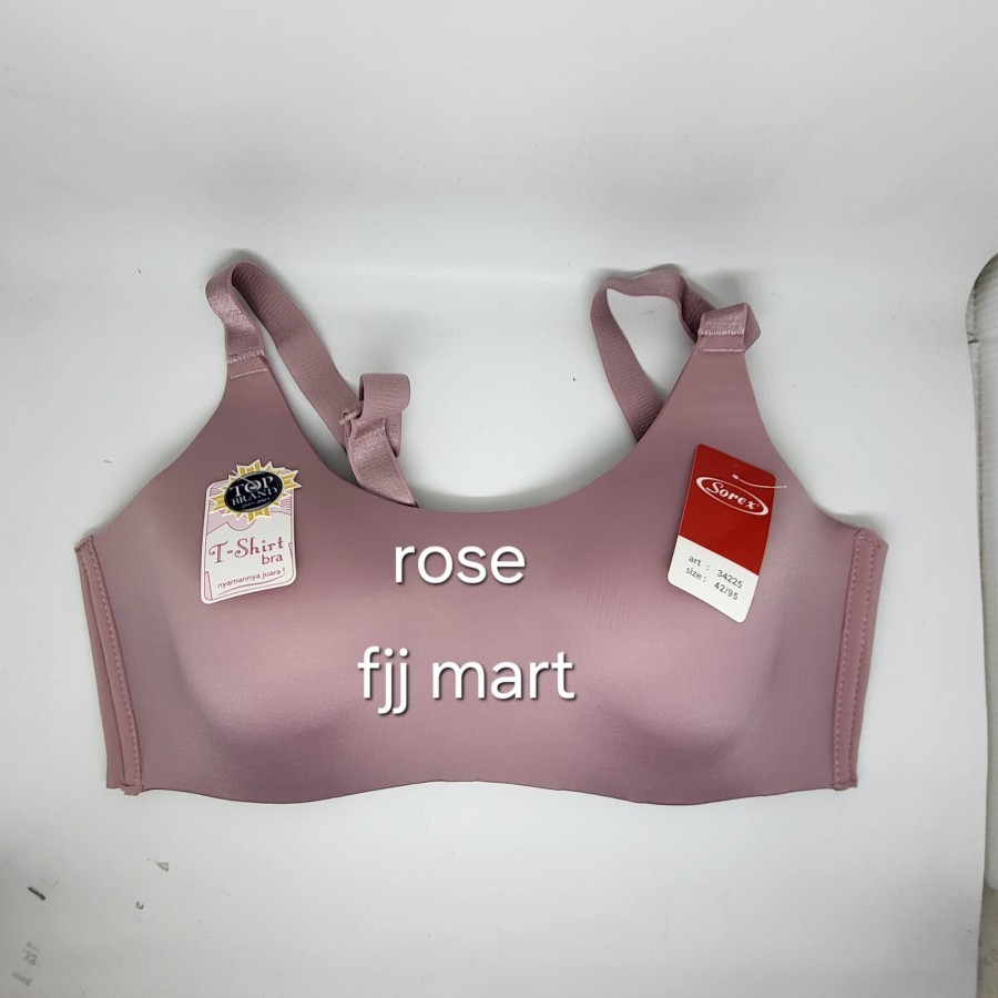 Jual bh sorex 34225 T-shirt bra seamless tanpa kawat, kait 3 | Shopee ...