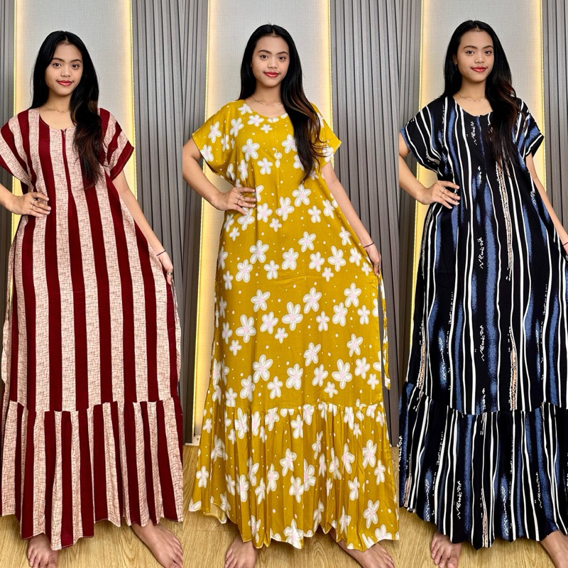 Jual daster panjang remple (pjrk) TALI nyatu LD 125cm daster rempel ...