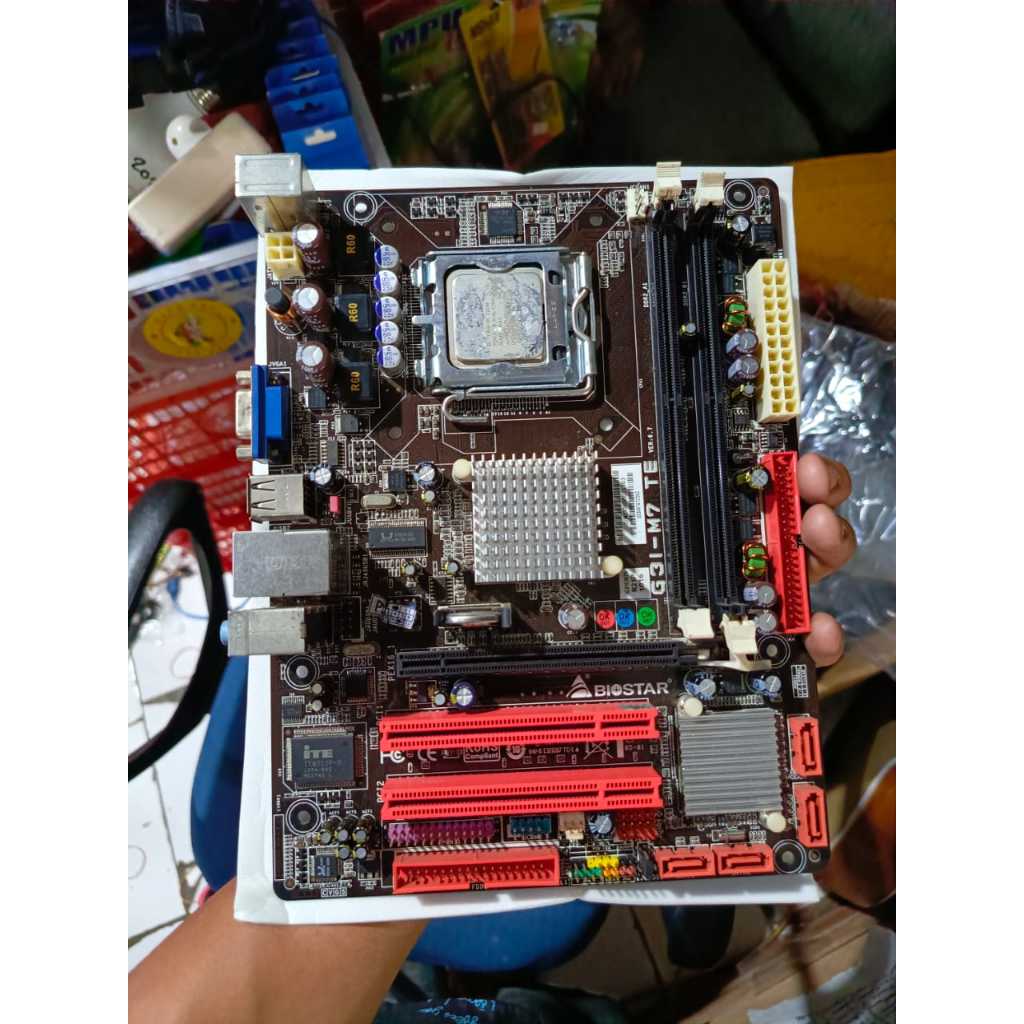 Jual MOTHERBOARD LGA 775 DDR2 G31 BIOSTAR | Shopee Indonesia