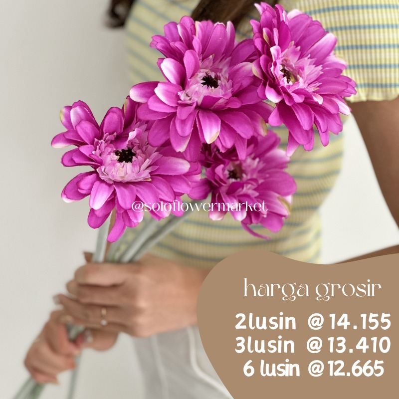 Jual 56CM SUNFLOWER GERBERA COLOR BUNGA MATAHARI ARTIFICIAL FLOWER ...