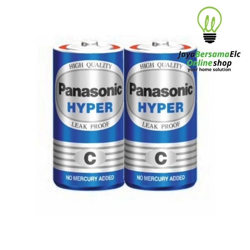 Jual Baterai Panasonic (1pack isi 2 pcs) / Baterai Tanggung HYPER Bulat ...