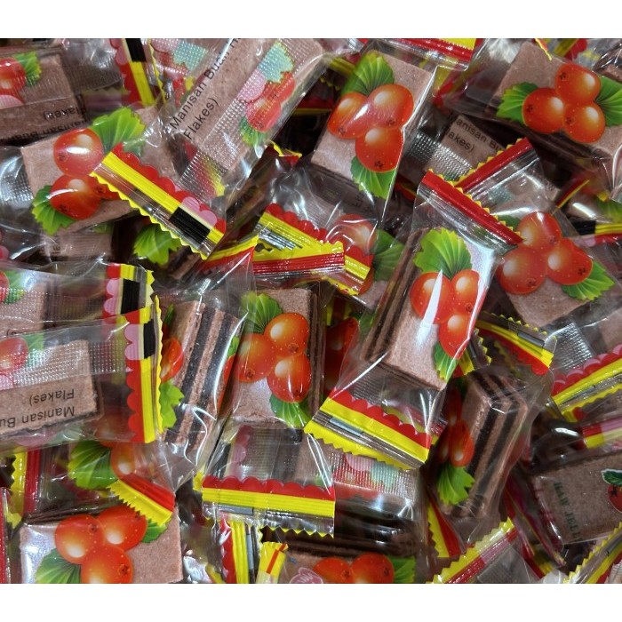 Jual Permen Sanca Lapis Manisan Buah Haw Flakes 1 KG | Shopee Indonesia