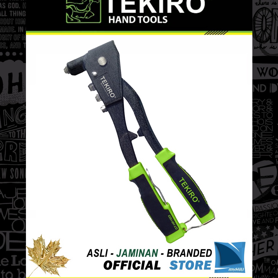 Jual QsC Tang Ripet Tembak 24 32 4 48 mm Hand Rivet Riveter TEKIRO ...
