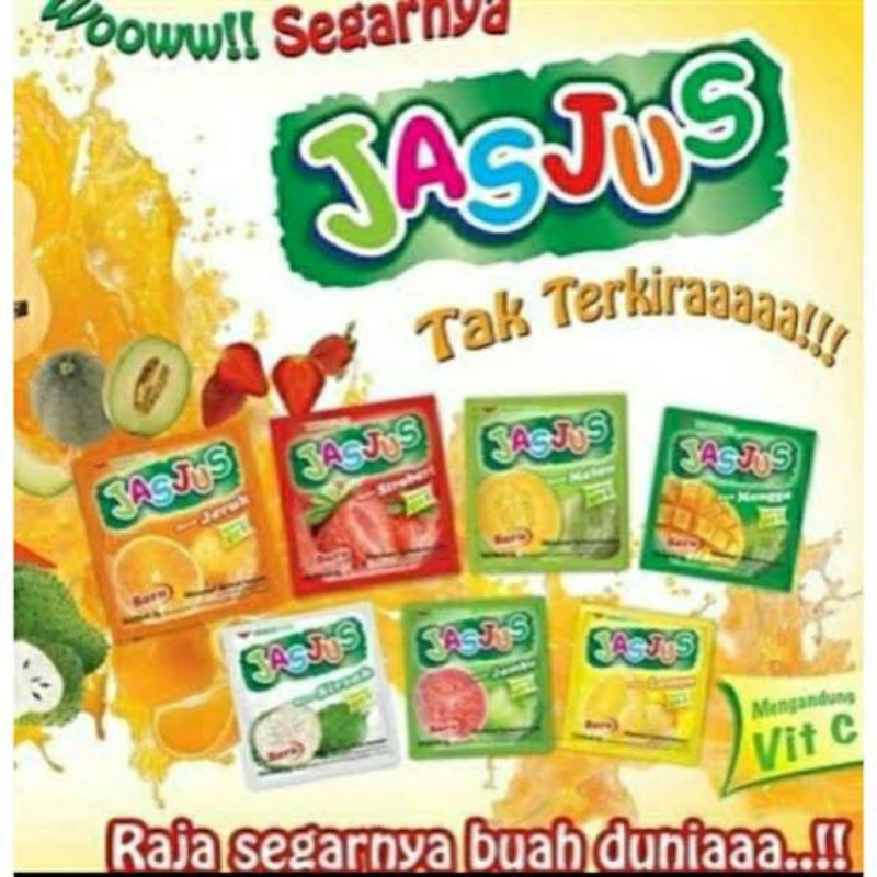 Jual JASJUS ALL VARIAN RASA // 1 renceng isi 10 | jas jus renceng ...