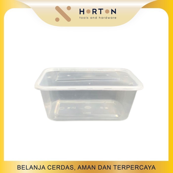 Jual Thinwall Kotak Makan Plastik Food Container Segiempat Kotak