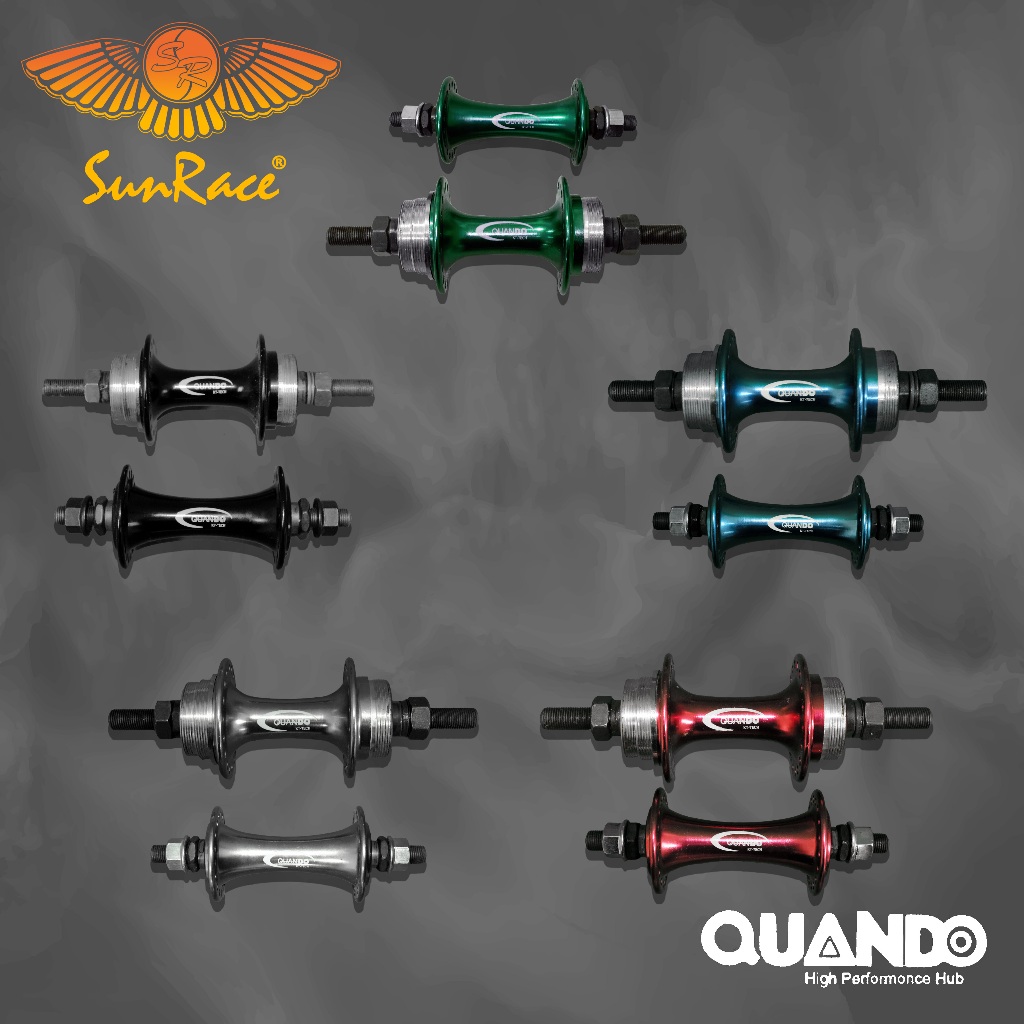 Jual HUB SEPEDA ALLOY SET QUANDO 36 H DRAT UNTUK FIXIE BMX LIPAT DLL ...