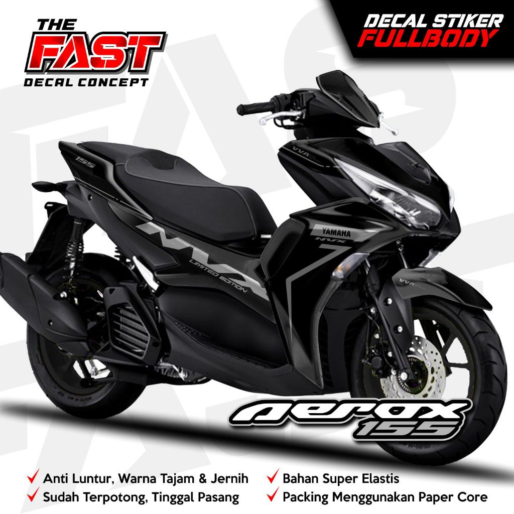 Jual stiker decal all new aerox dekal sticker motor yamaha new aerox ...