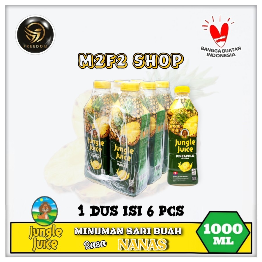 Jual Diamond Jungle Juice Pineapple | Jus Nanas Botol Pet - 1000 ml | 1 ...