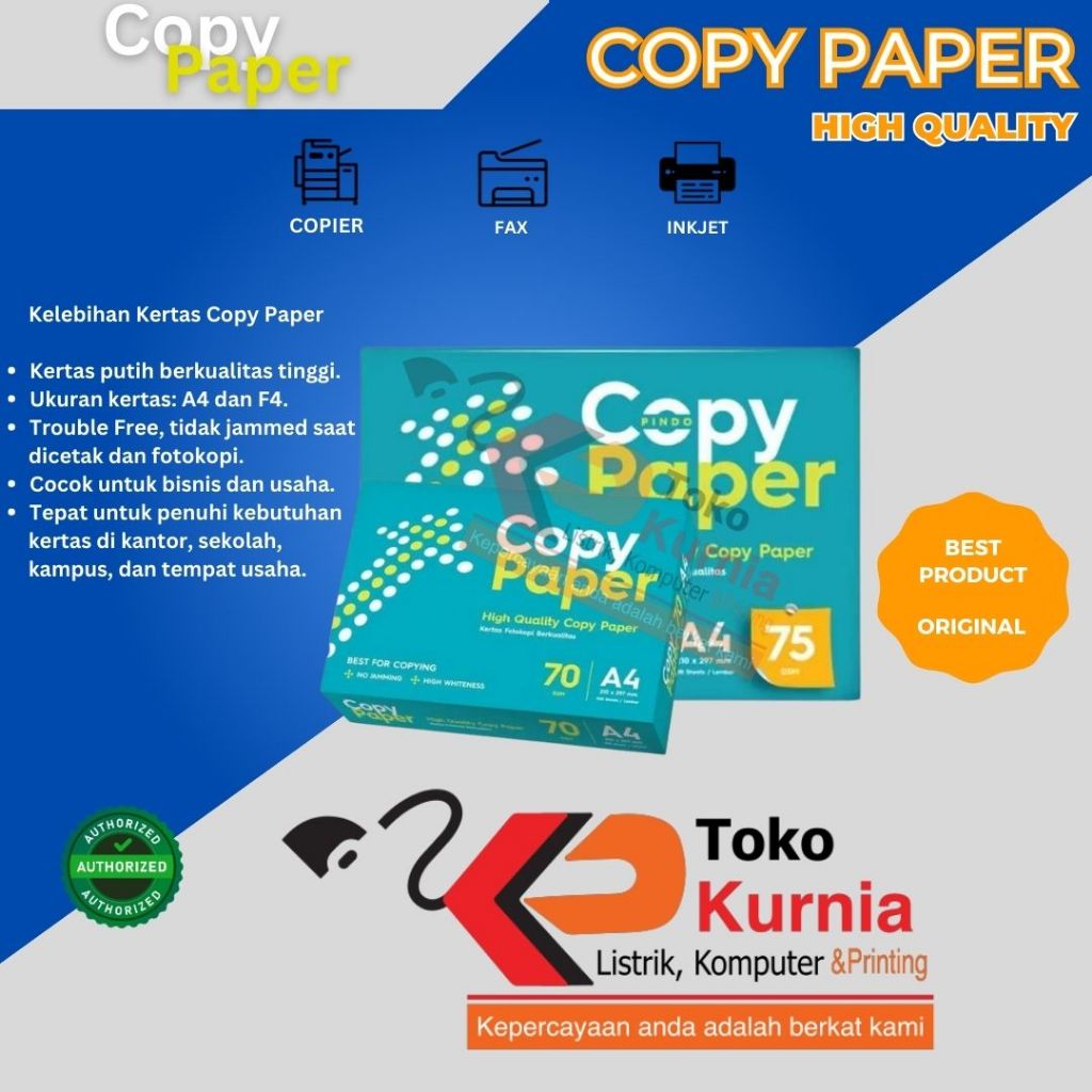 Jual Kertas Copy Paper A4 70 Gram | Shopee Indonesia