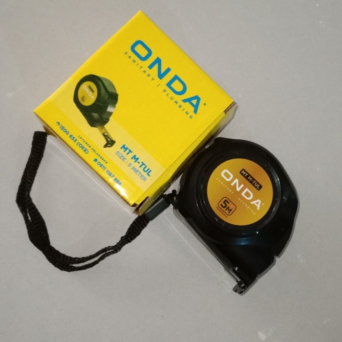 Jual Meteran ONDA Measuring Tape / Meteran 5 Meter MT M-TUL | Shopee ...