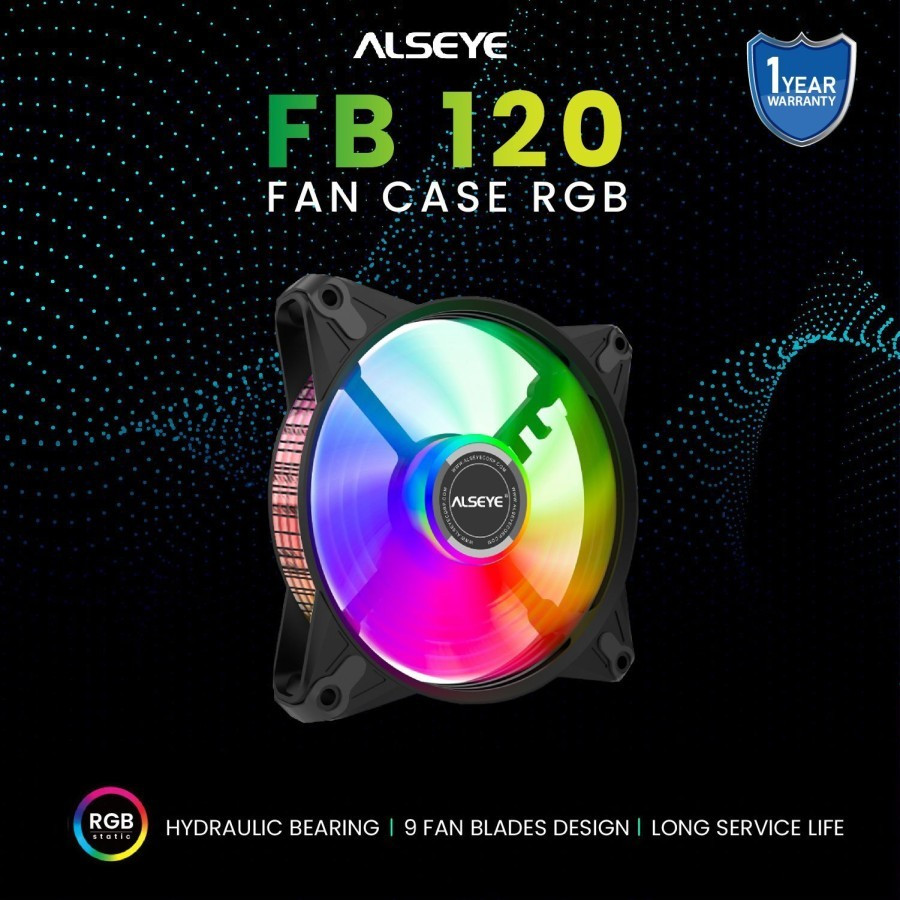 Jual Alseye FB120 RGB Fan Casing 12cm Low Noise | Shopee Indonesia