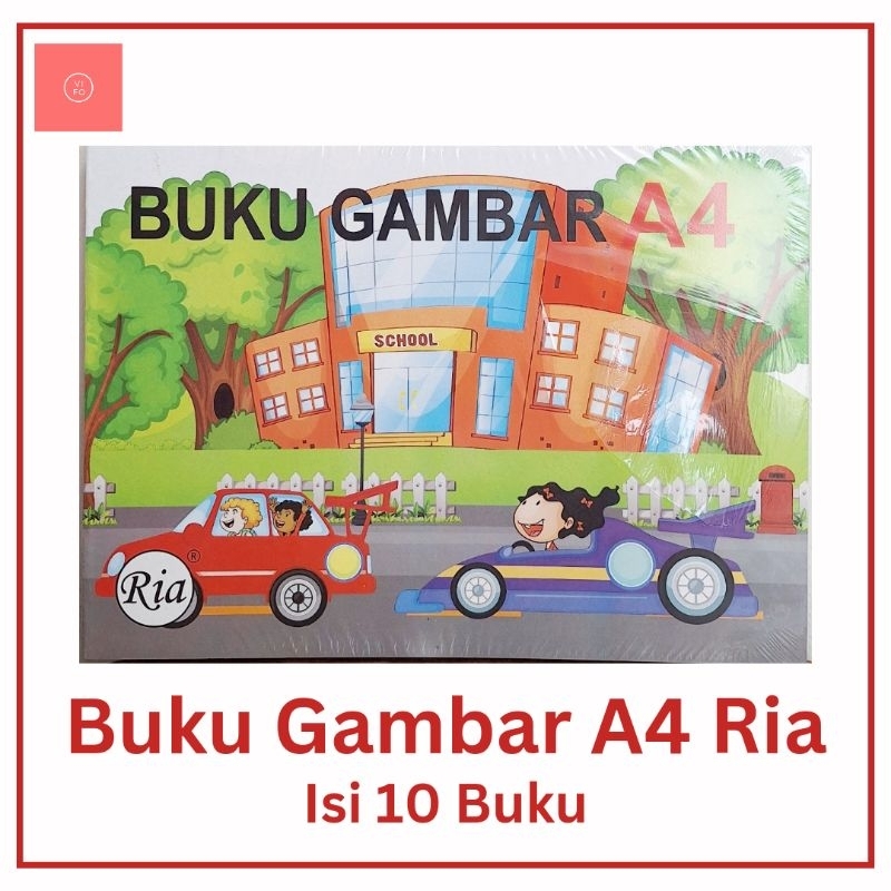 Jual Buku Gambar Ria A4 Isi 10 Buku | Shopee Indonesia