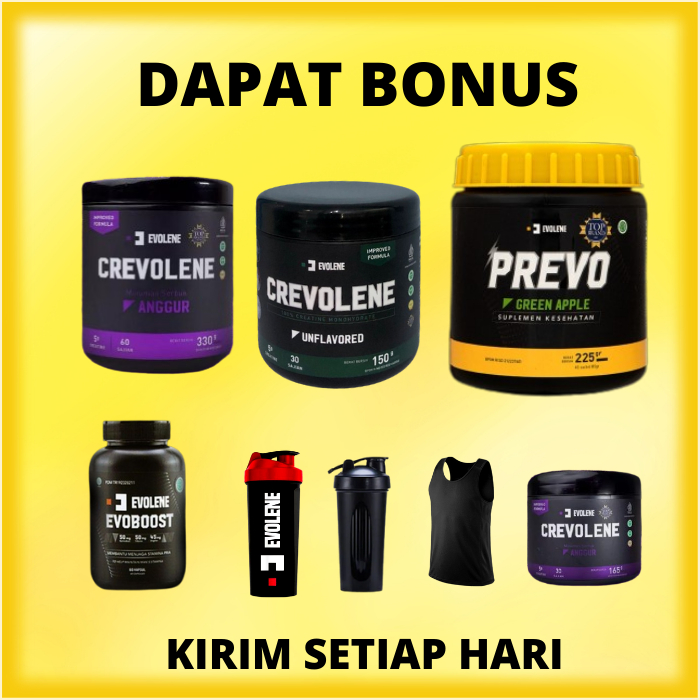 Jual CREVOLENE / PREVO / EVOBOOST BOX BPOM HALAL PRE WORKOUT BY EVOLENE ...