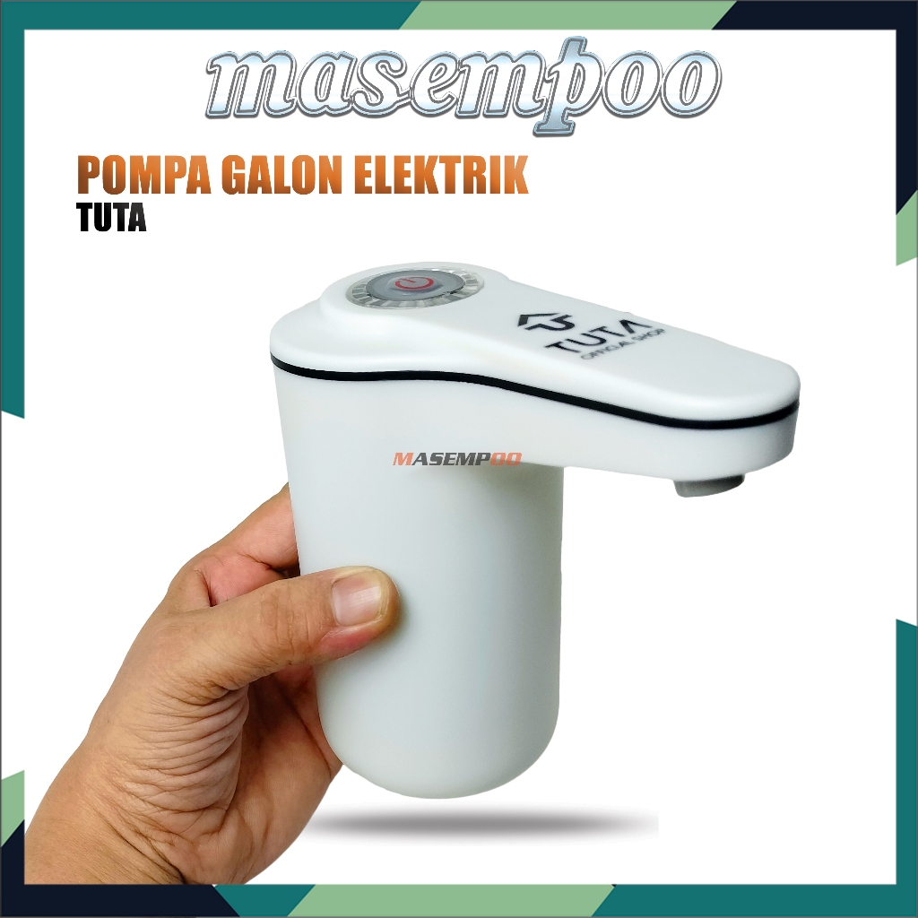 Jual Pompa Galon Elektrik TUTA PREMIUM Dispenser Air Minum Pump Charge ...