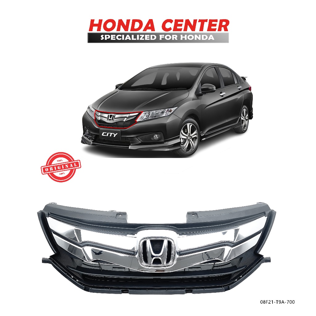 Jual Gril Grile Grill Depan Honda City Gm6 2014 2015 2016 2017 Tipe Modulo | Shopee Indonesia